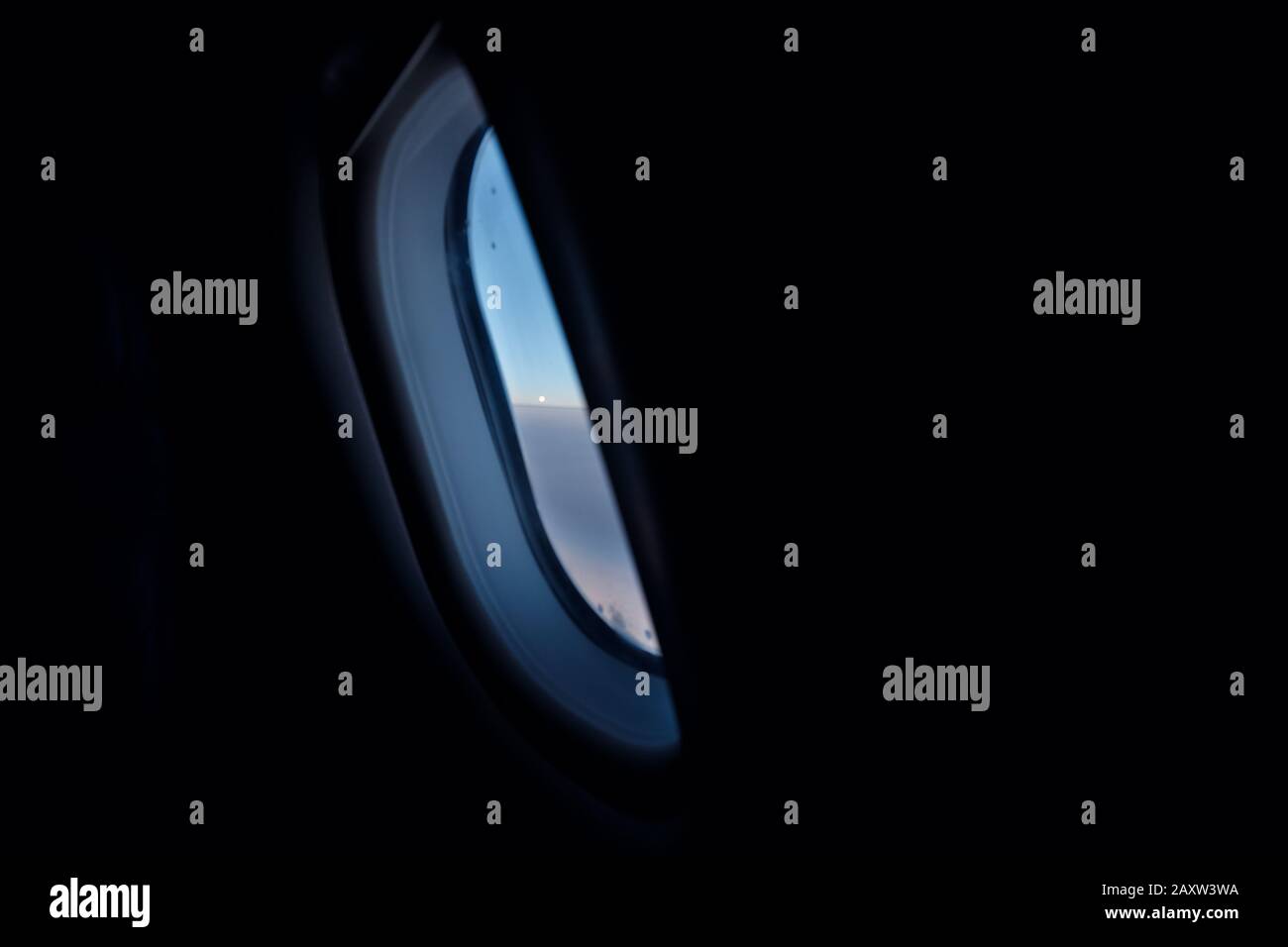 Moon with aircraft hi-res stock photography and images - Alamy