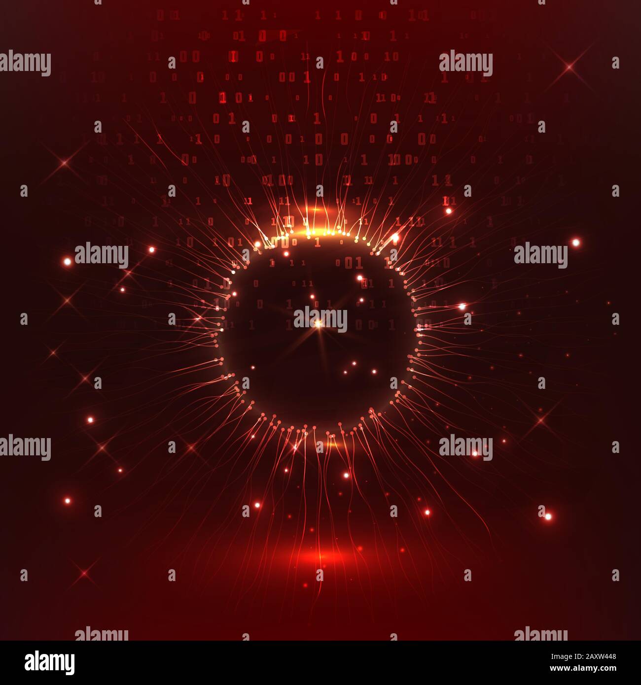 Abstract technology theme vector background. Eps10 dark art ...