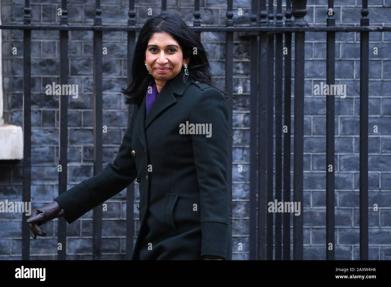 Suella Braverman arriving in Downing Street, London, as Prime Minister ...