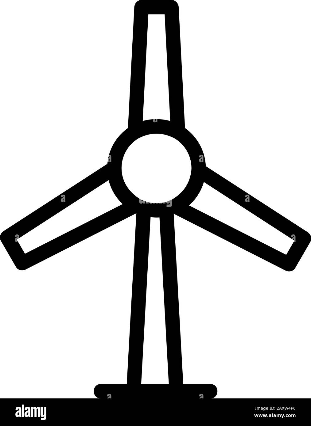 Isometric wind turbine icon Black and White Stock Photos & Images - Alamy
