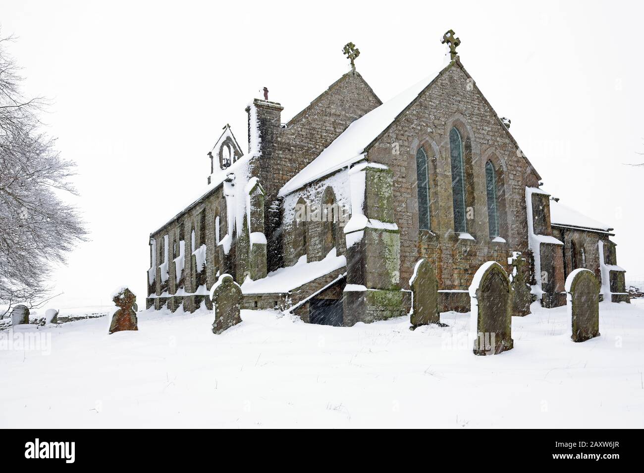 Langdon Beck, Upper Teesdale, County Durham UK. . 13th February 2020 ...