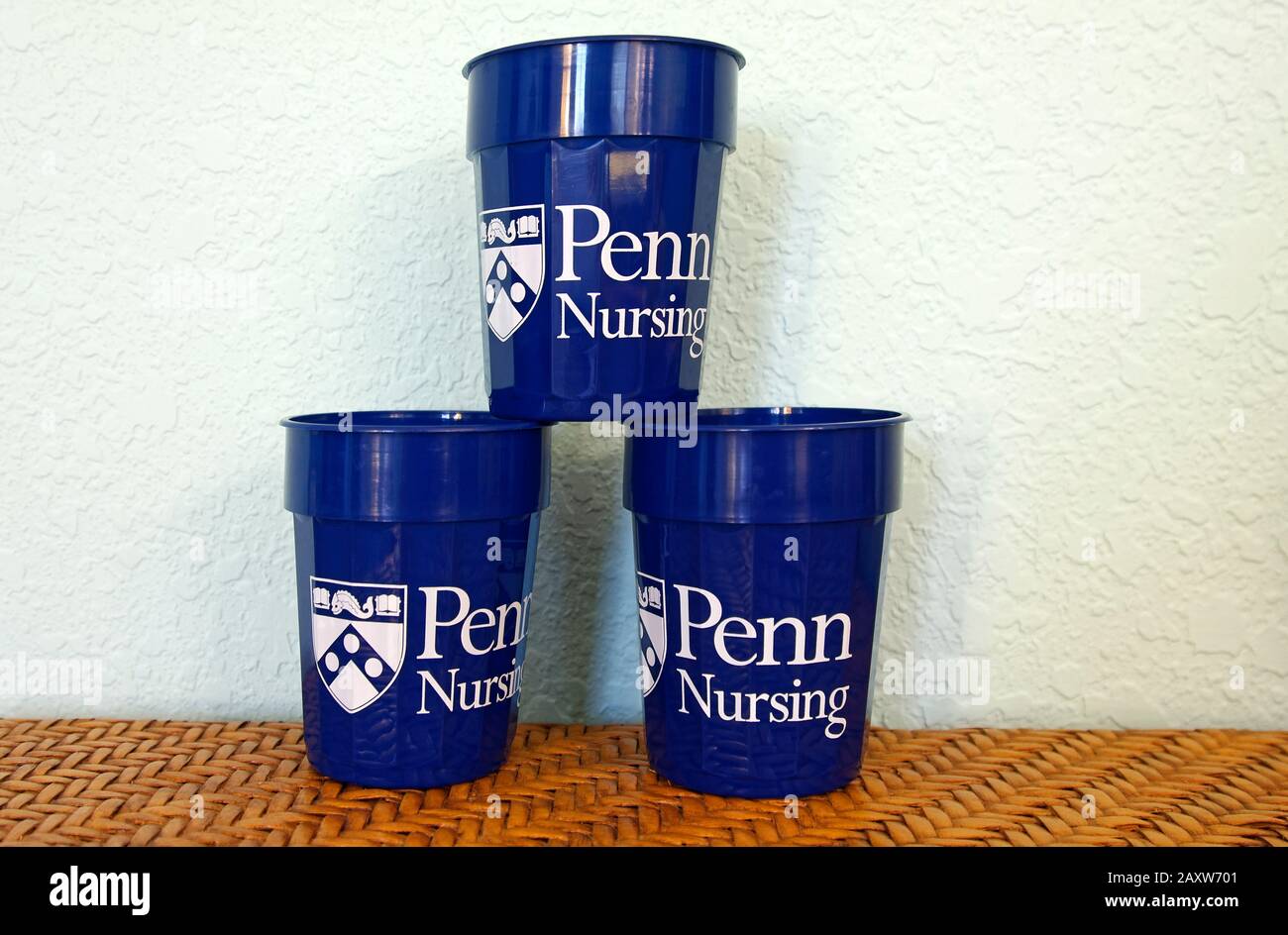 University of Pennsylvania School of Nursing glasses, blue plastic ...