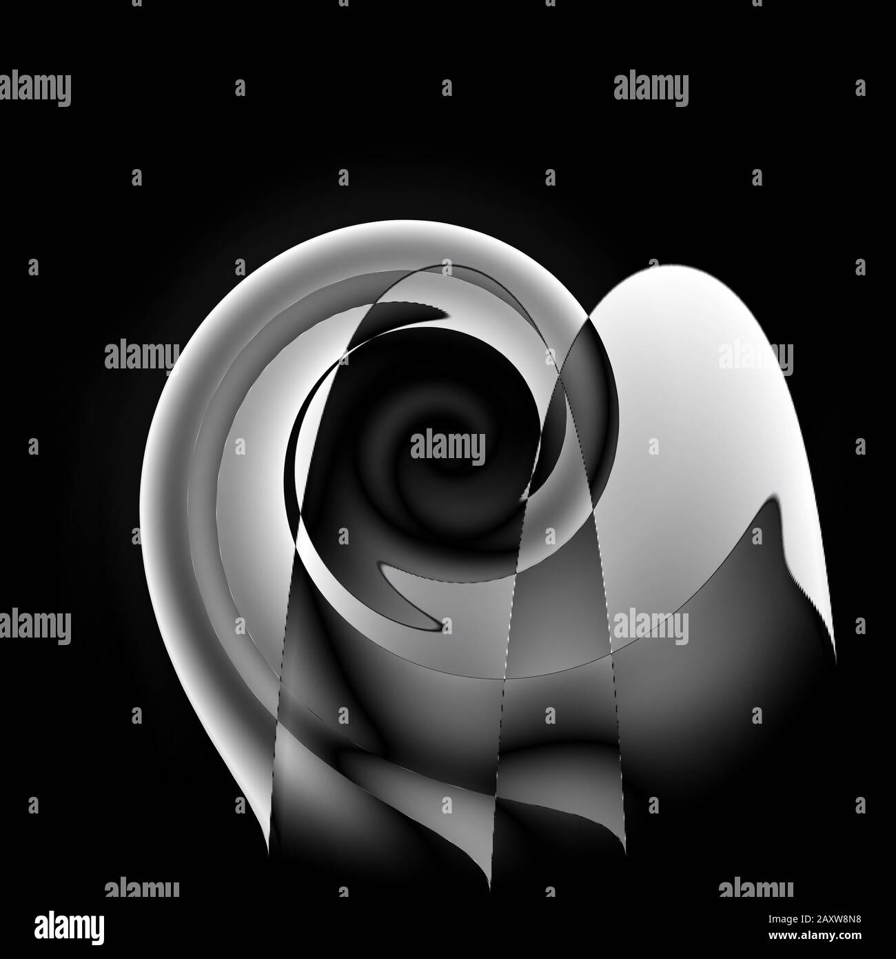 Digital art, high resolution abstract objects with soft lighting ...