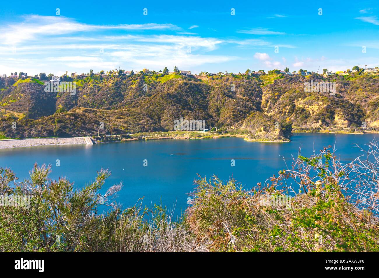 Hollywood reservoir dam hi-res stock photography and images - Alamy