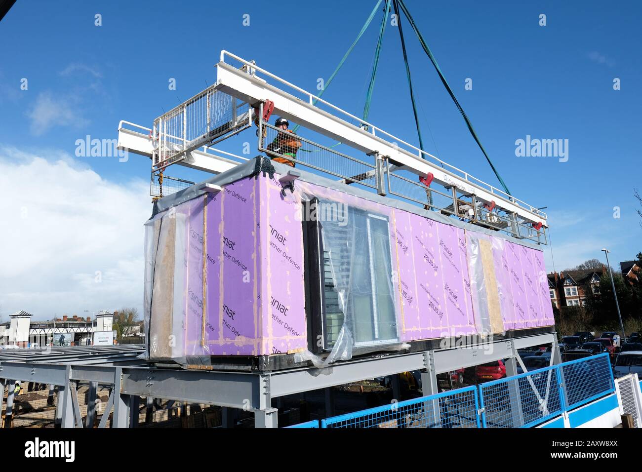 Modular construction prefabricated pods being built into student ...