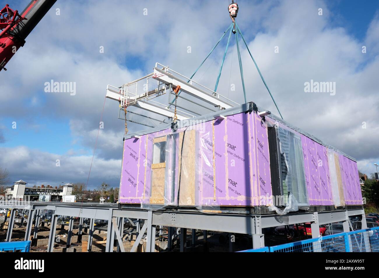 Modular construction prefabricated pods being built into student ...
