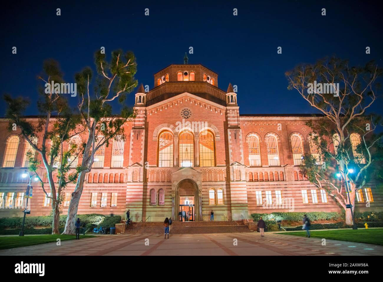 Ucla Campus At Night