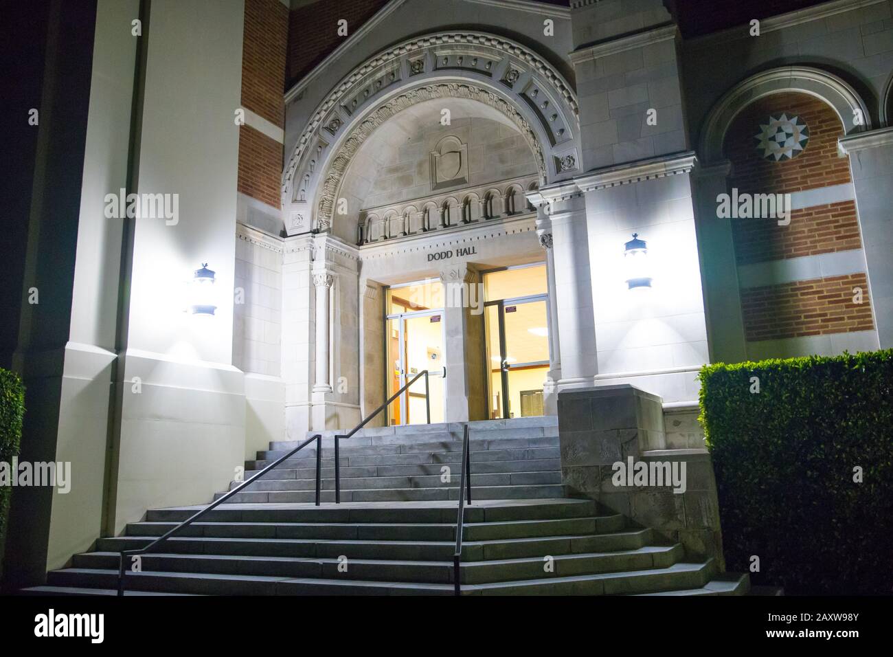 UCLA University of California at los angeles campus building Dodd Hall ...