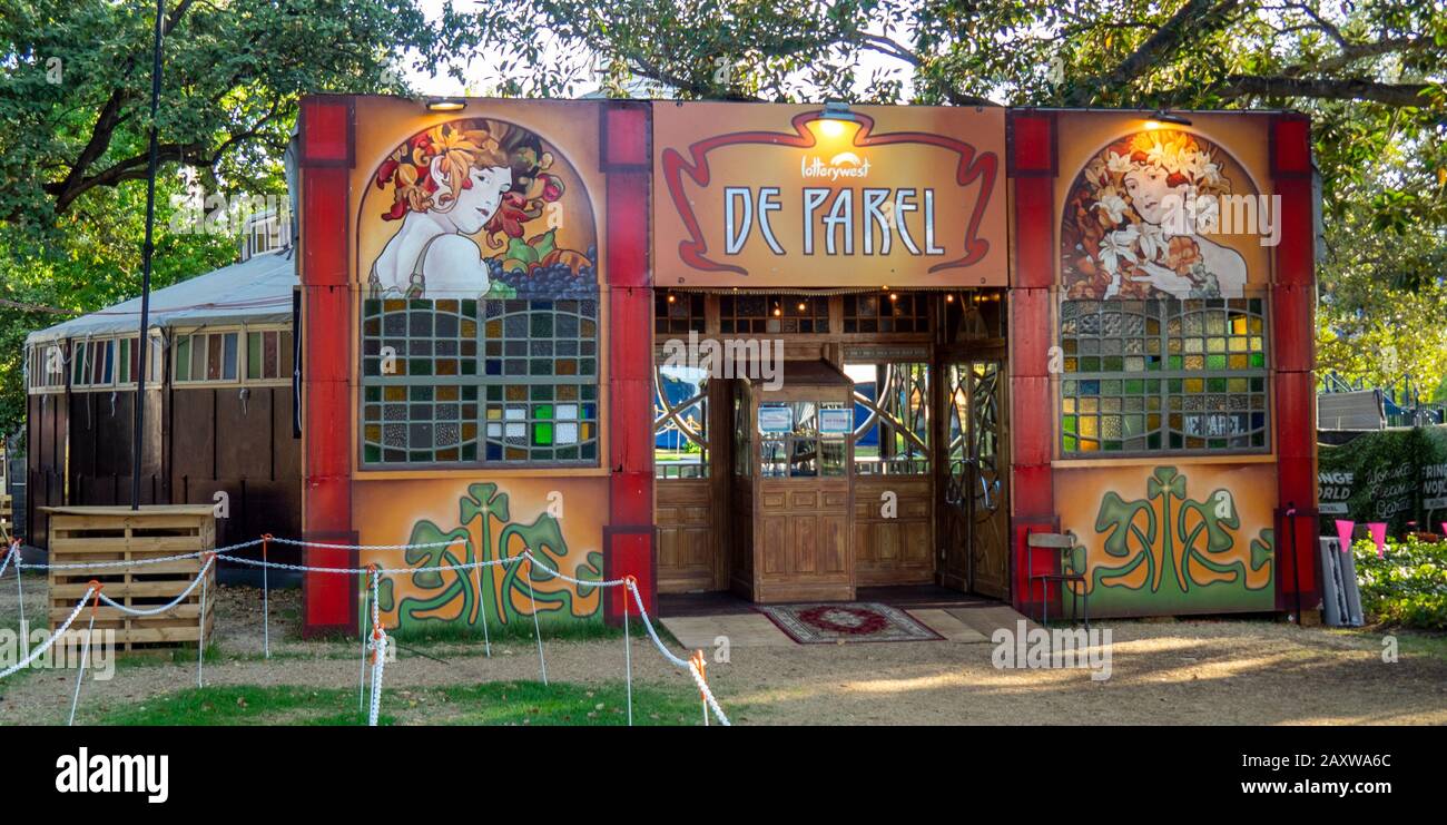 De Parel Spiegeltent at Pleasure Gardens Russell Square Northbridge ...