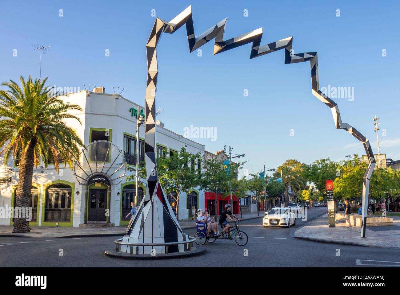 Sculpture "Arch" by Lorenna Grand sculptor and artist at Lake St and ...