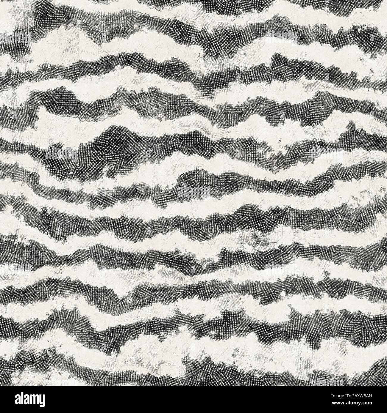 Wavy mottled worn distressed cross hatch seamless Stock Photo - Alamy