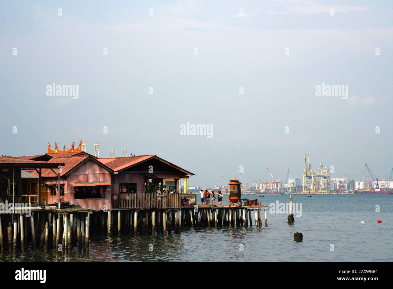 View of Chew Jetty from Tan Jetty, George Town, Penang, Malaysia Stock Photo - Alamy