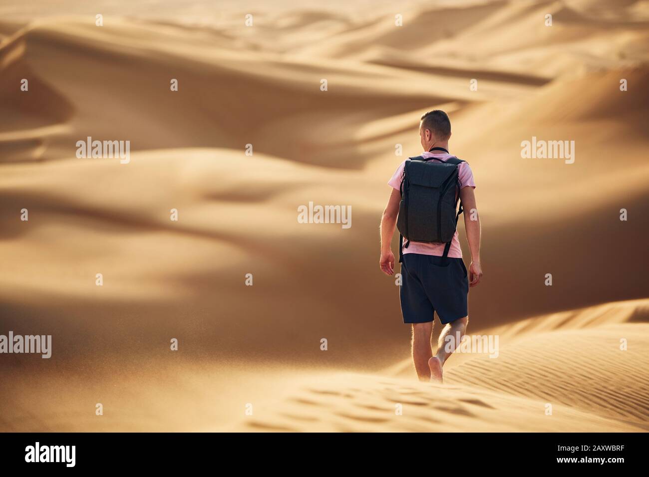 Backpack the desert hi-res stock photography and images - Alamy
