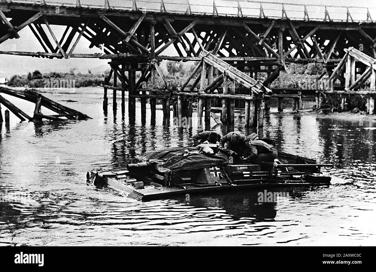 Bloody battle of the Eastern Front in Russia in Second World War Stock ...