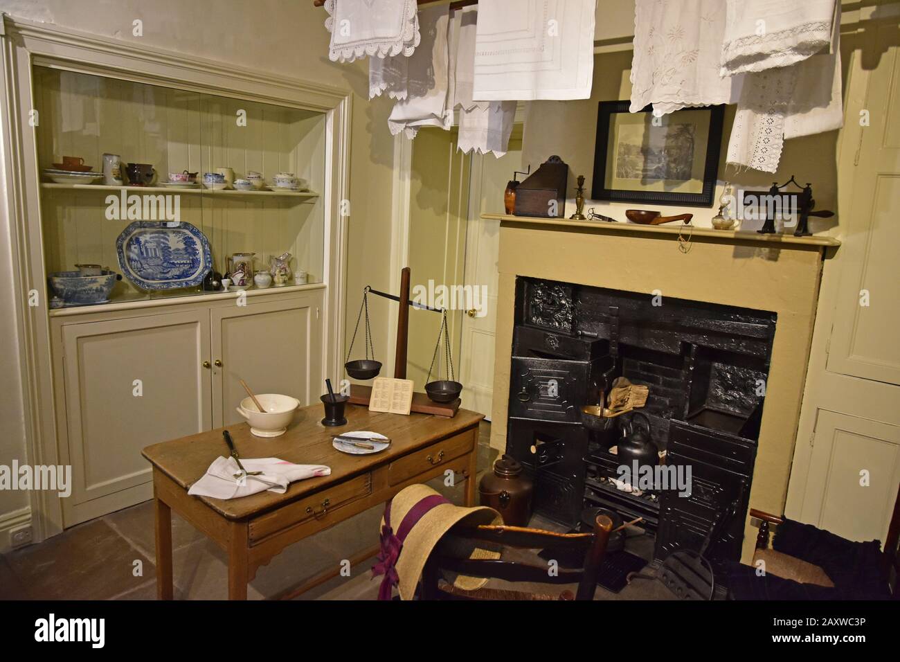 Haworth parsonage museum rooms hi-res stock photography and images - Alamy