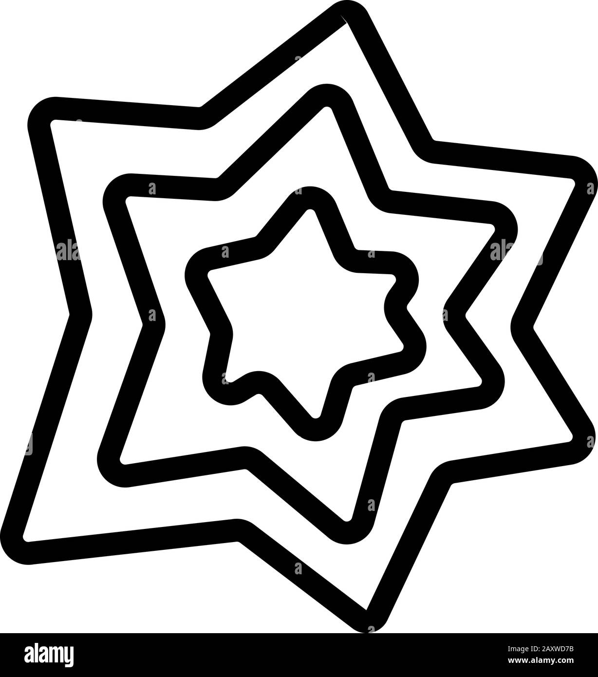 pain icon vector. Isolated contour symbol illustration Stock Vector ...