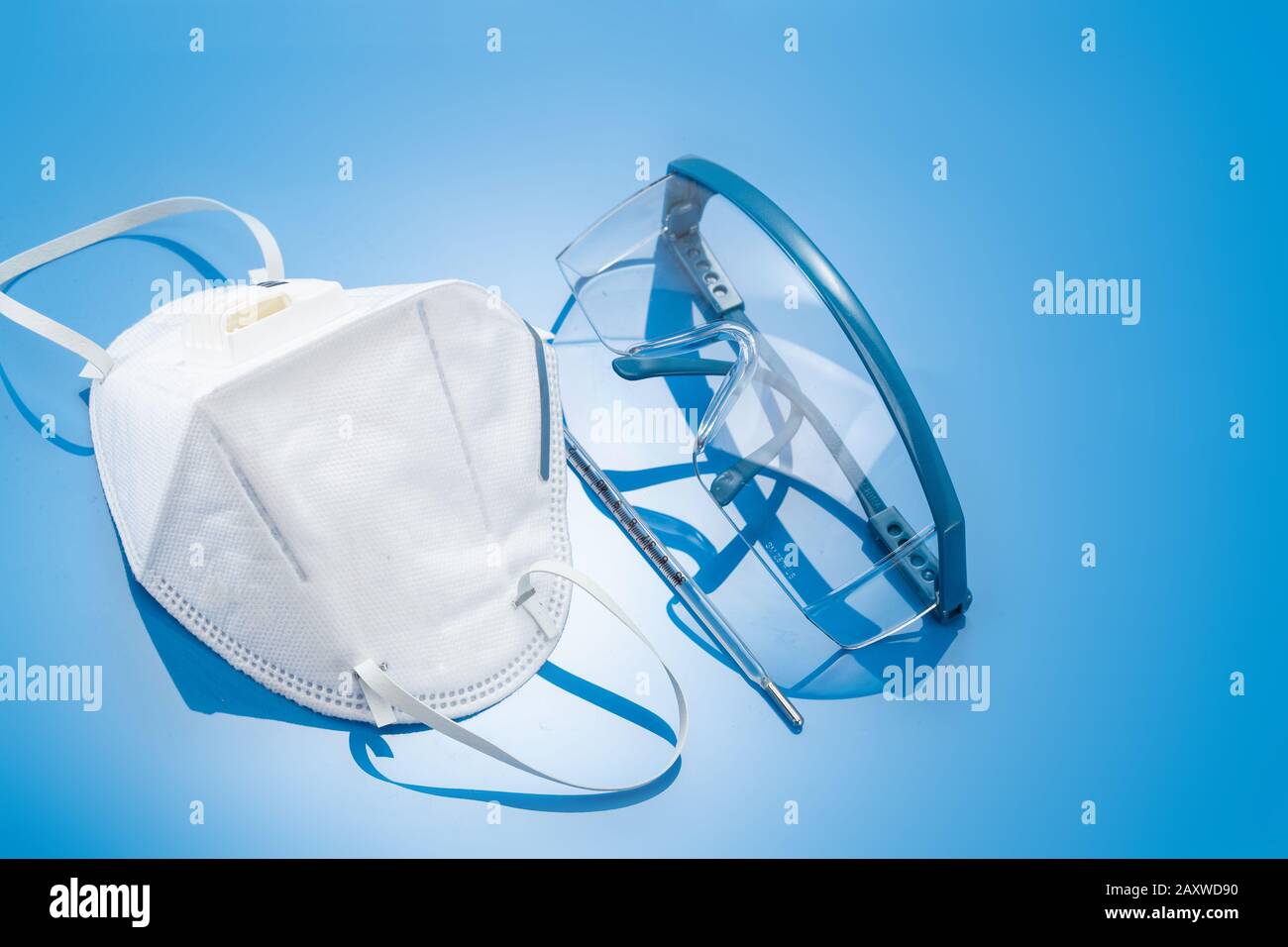 Protective masks and goggles Stock Photo - Alamy