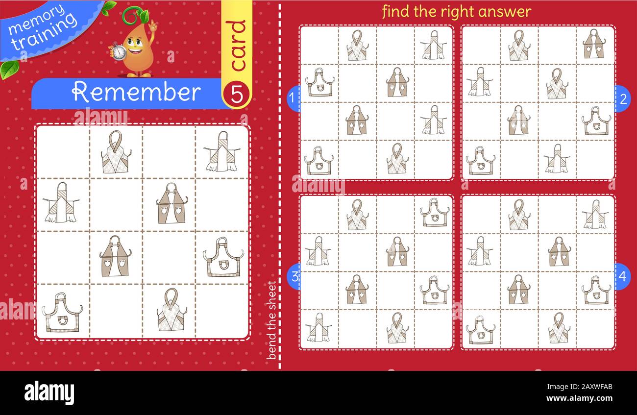 memory training for children and adults. task of the game is to ...