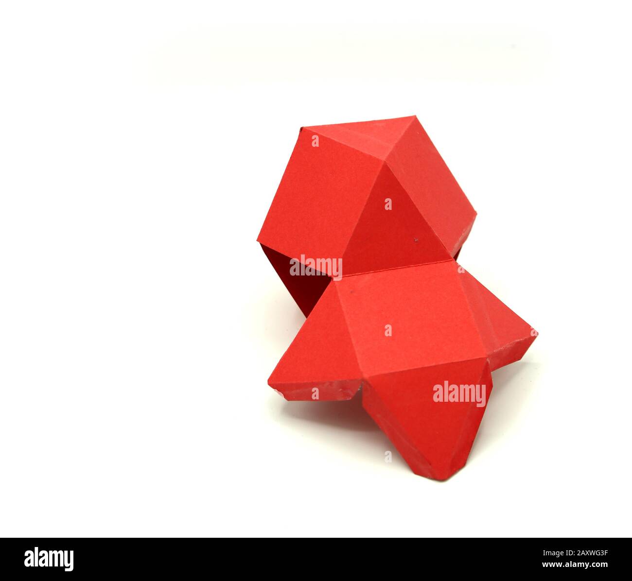 Geometry net of Archimedean solid Cuboctahedron . 2-dimensional shape ...