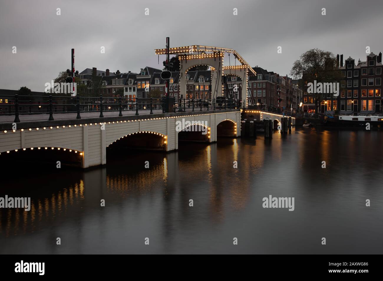 Amsterdam / Netherlands - October 4th 2019: Magere Brug (The Skinny ...