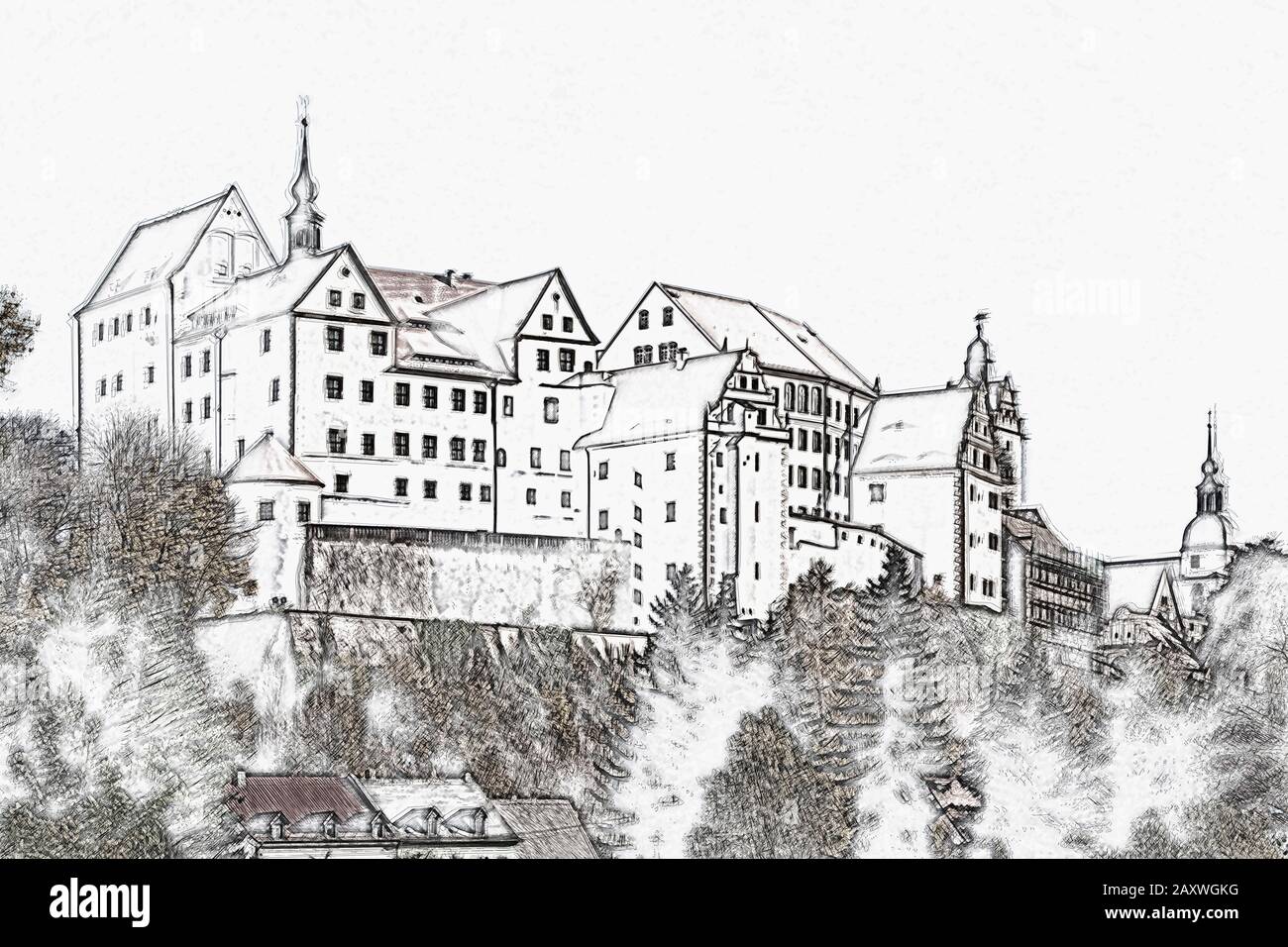 Colditz Castle near Leipzig, Saxony, Germany, Europe Stock Photo - Alamy