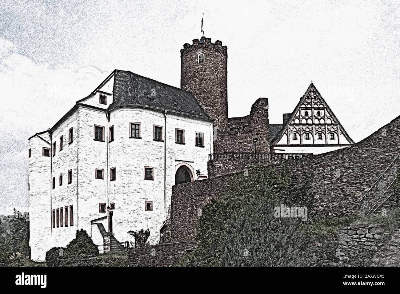 Spur castle hi-res stock photography and images - Alamy