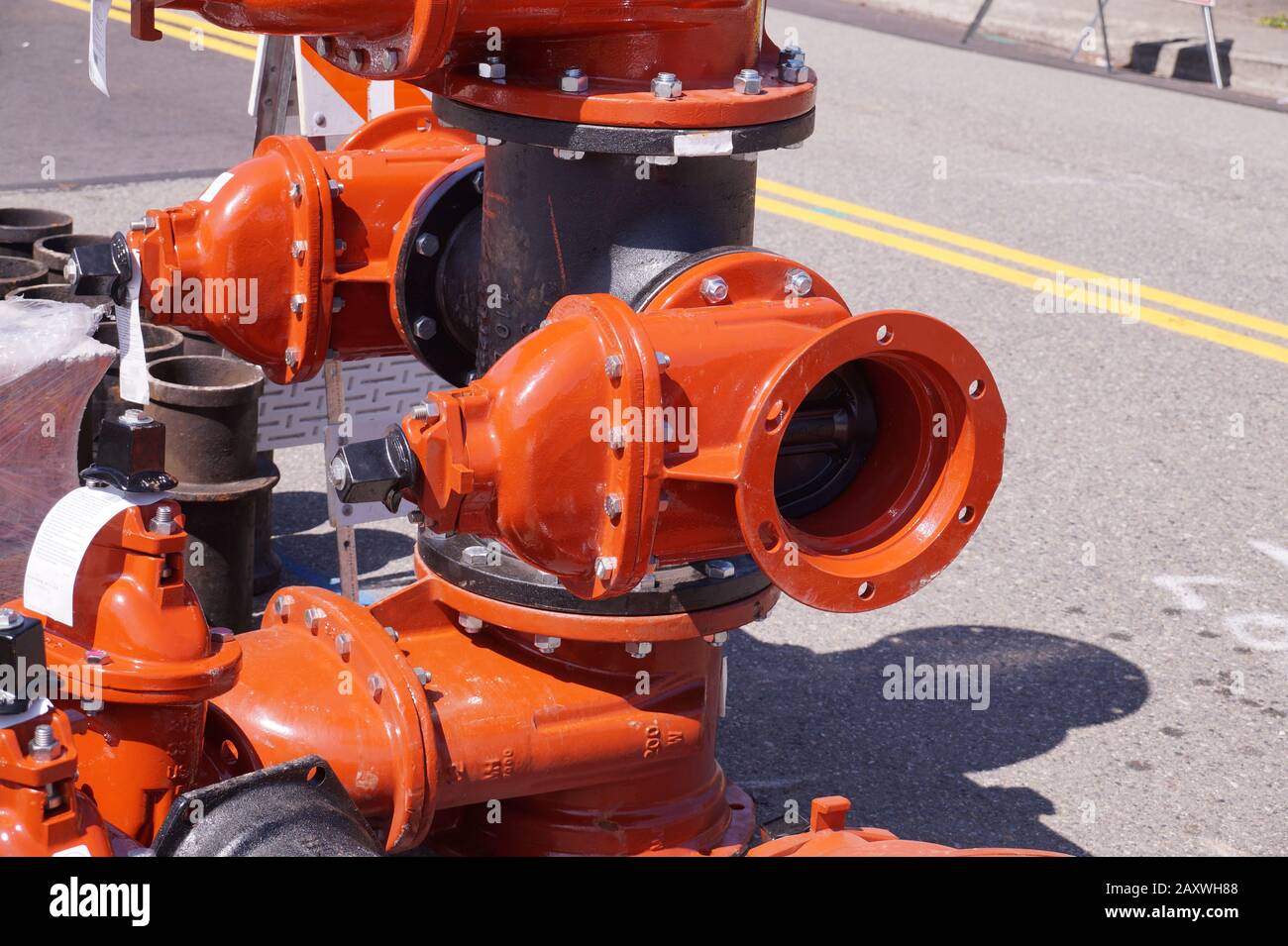 Comprehensive street renovation. Fire Main Gate Valves awaiting ...