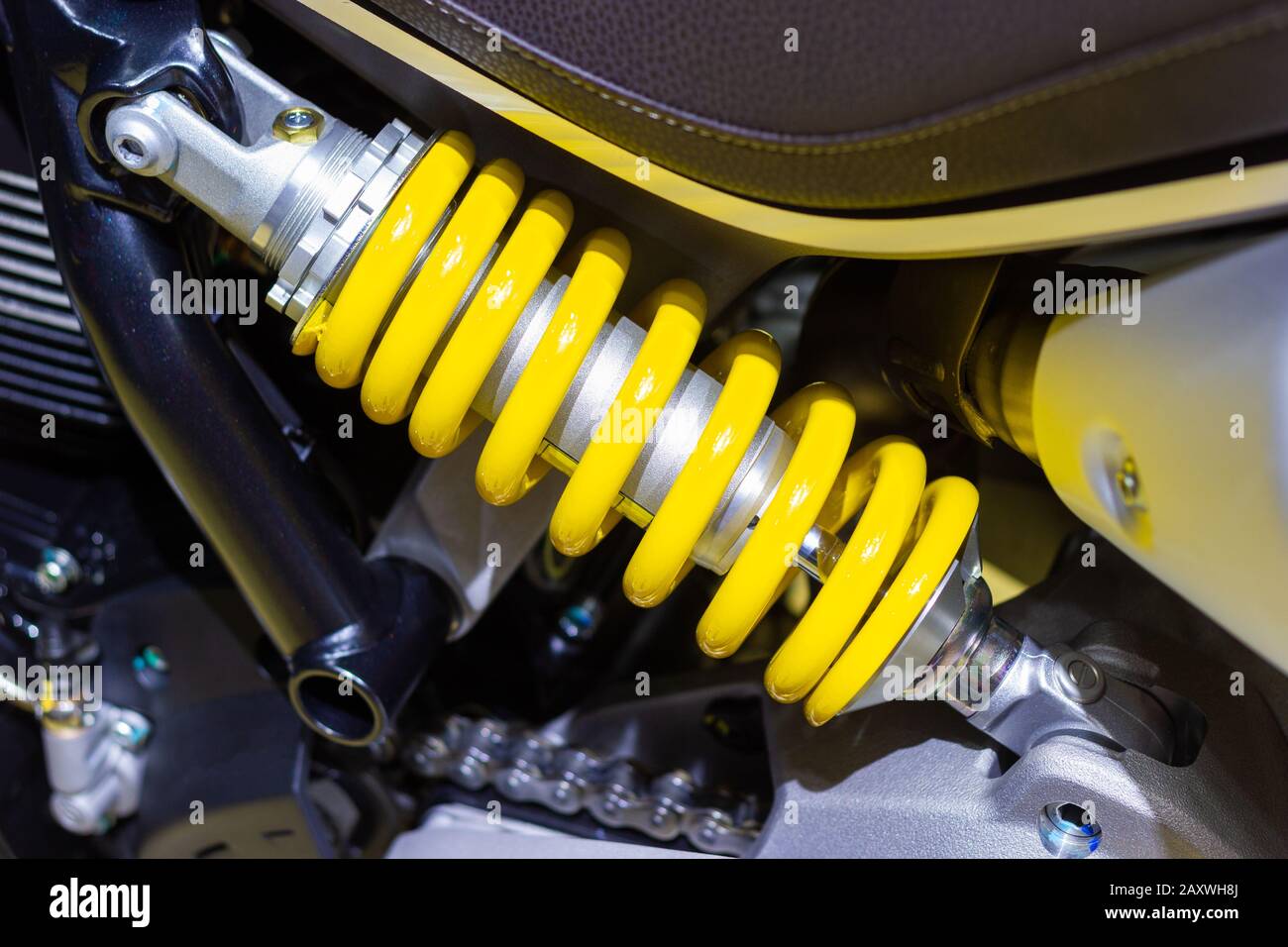 Rear shock absorbers hi-res stock photography and images - Alamy