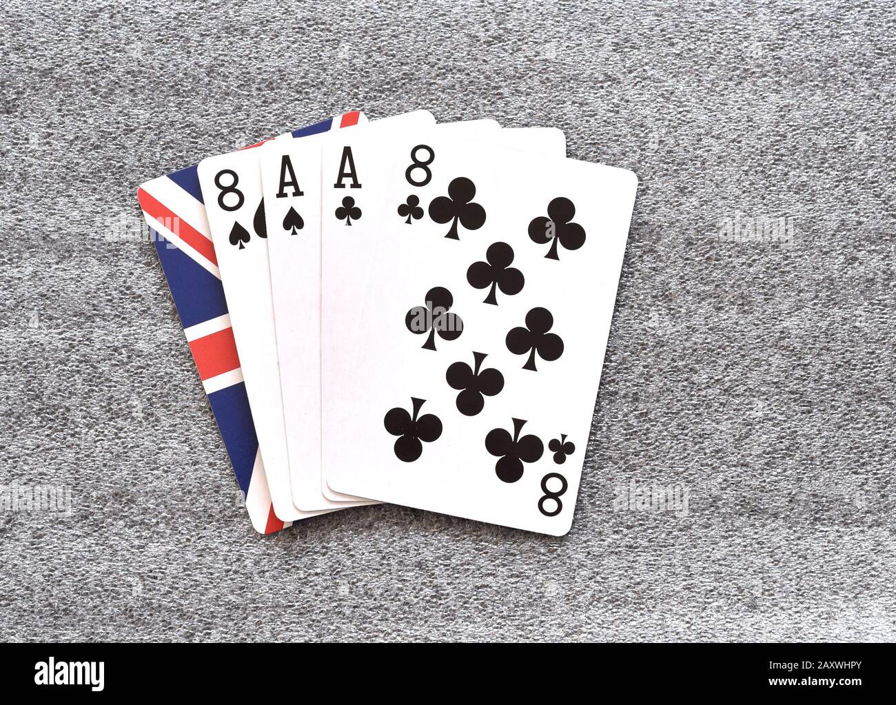 Dead mans poker hand hi-res stock photography and images - Alamy