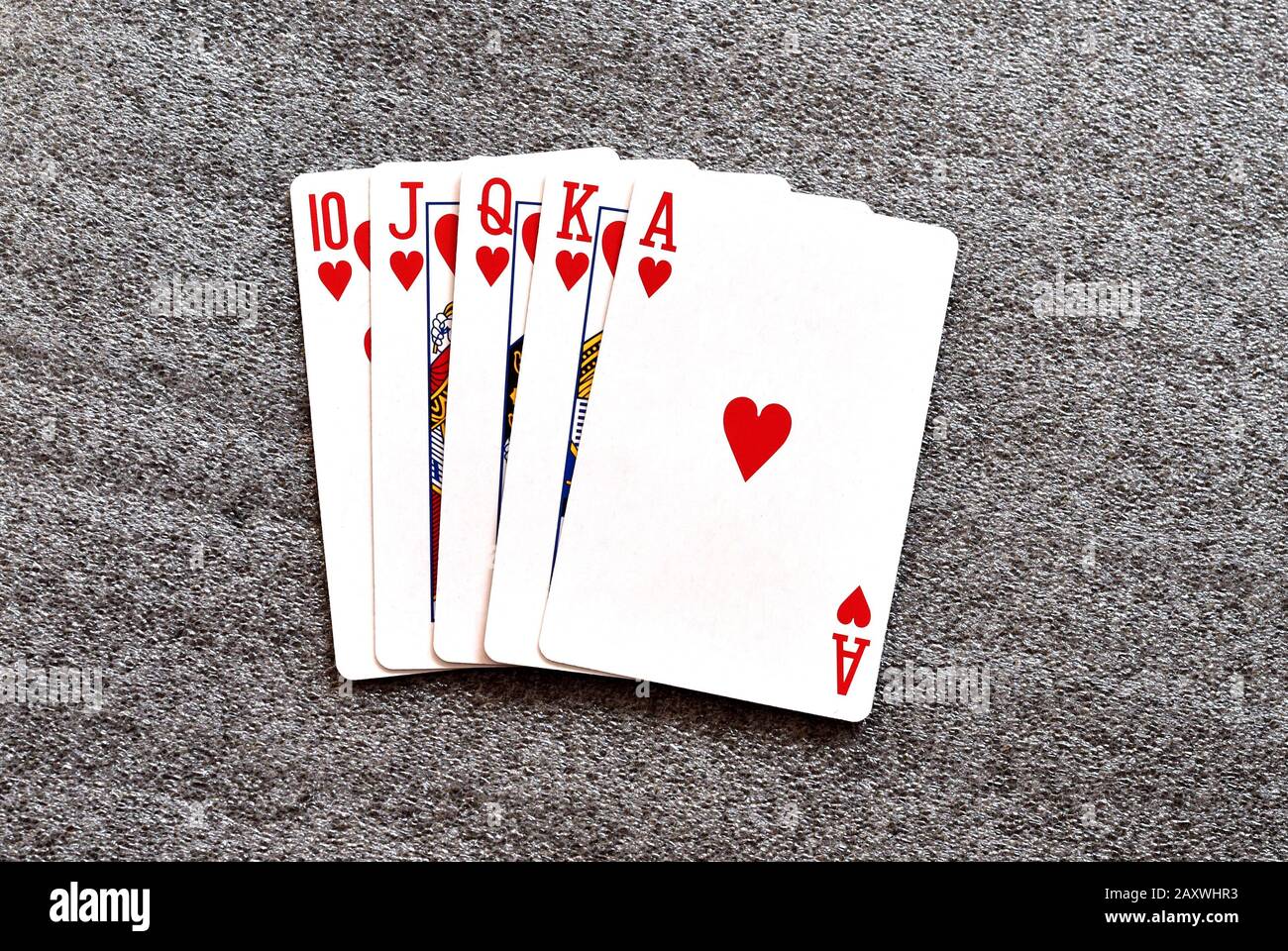 cards for a poker game Stock Photo - Alamy