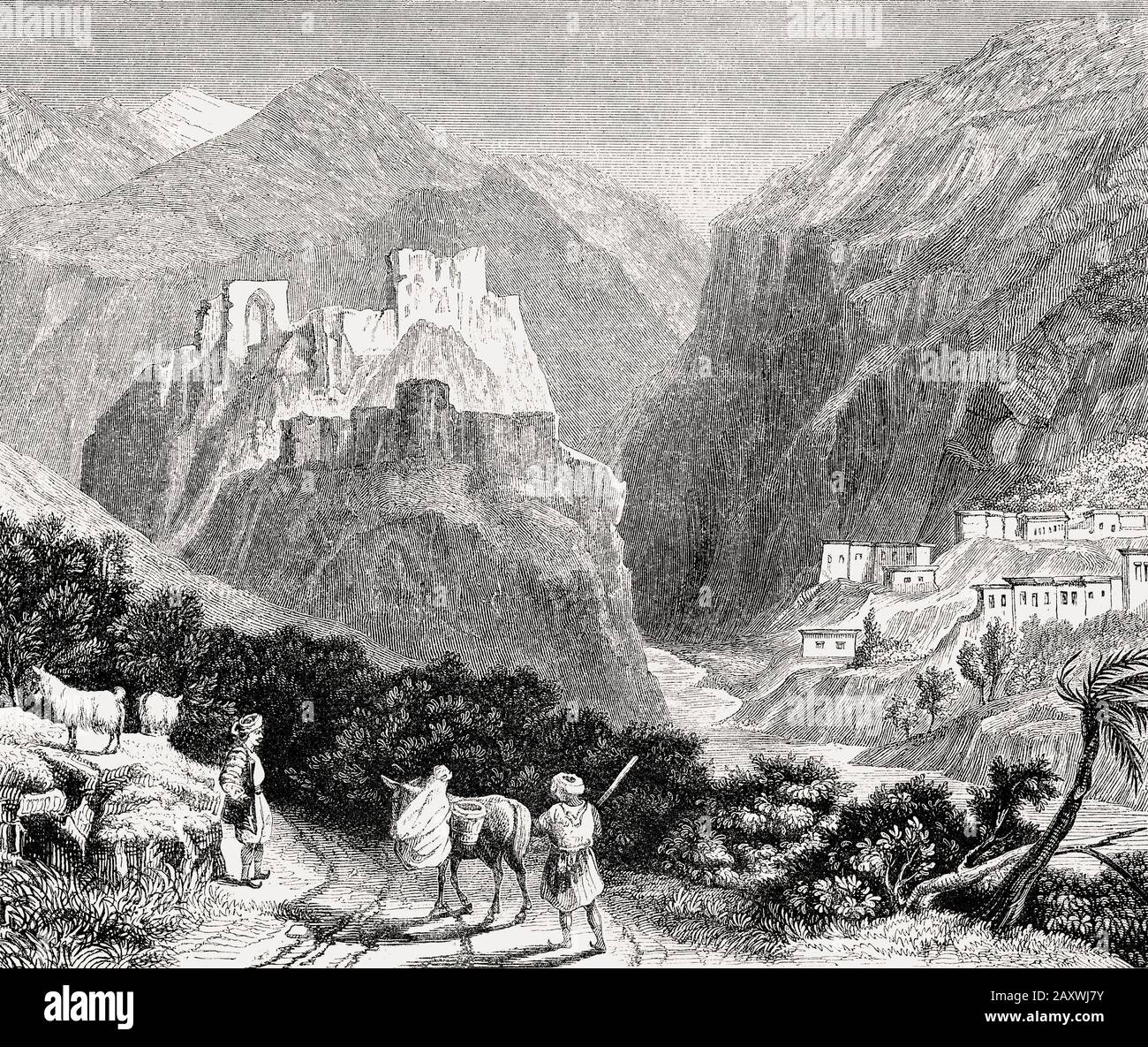 The Nur Mountains, Mount Amanus, Hatay Province, Turkey, 19th Century ...