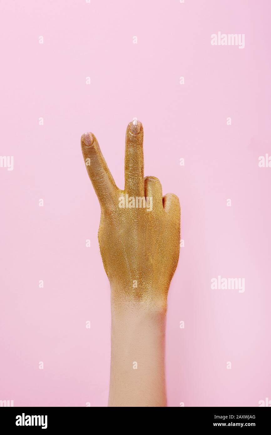 Gesture vertical hi-res stock photography and images - Alamy