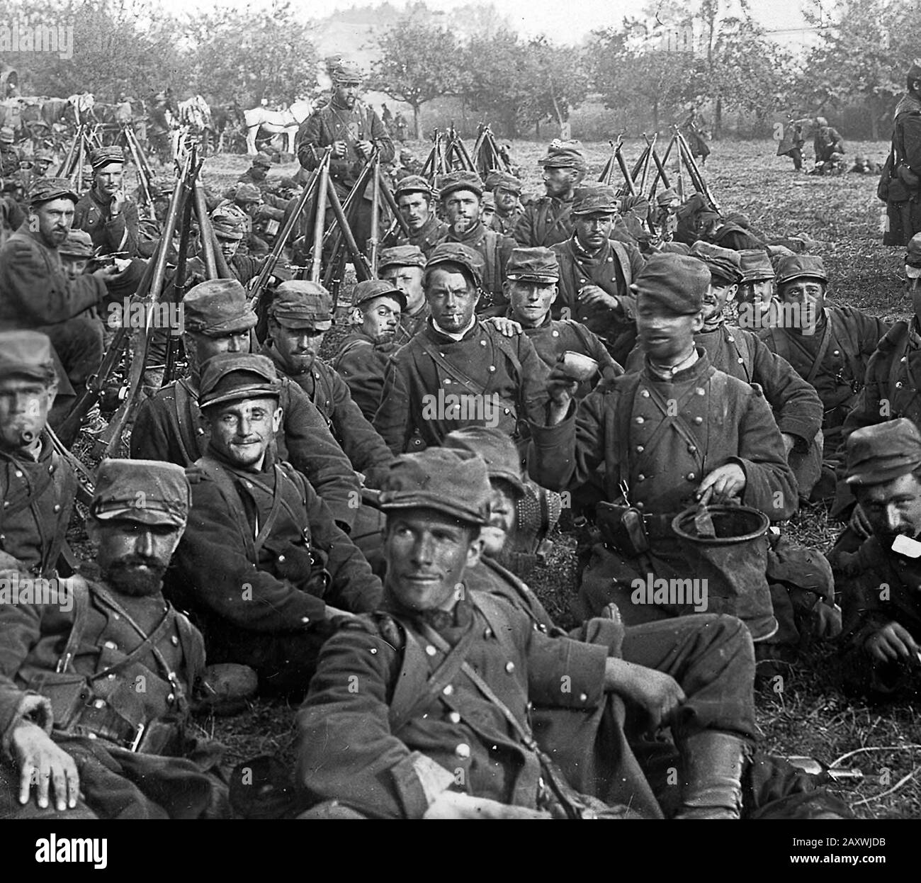 Photograph from the first world war taken between 1914 to 1918 Stock ...