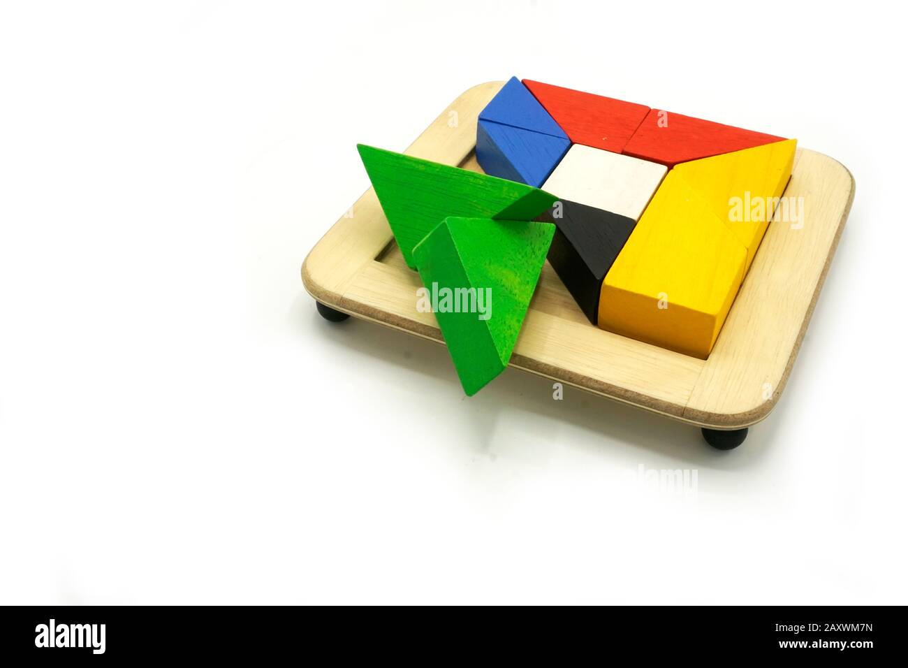 Chinese wood blocks Cut Out Stock Images & Pictures - Alamy