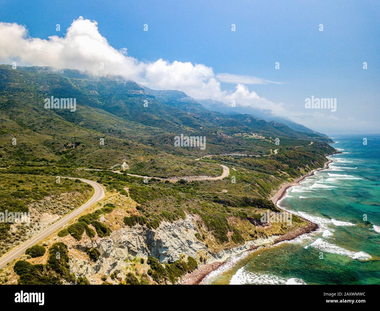 Italy sardinia alghero aerial view hi-res stock photography and images ...