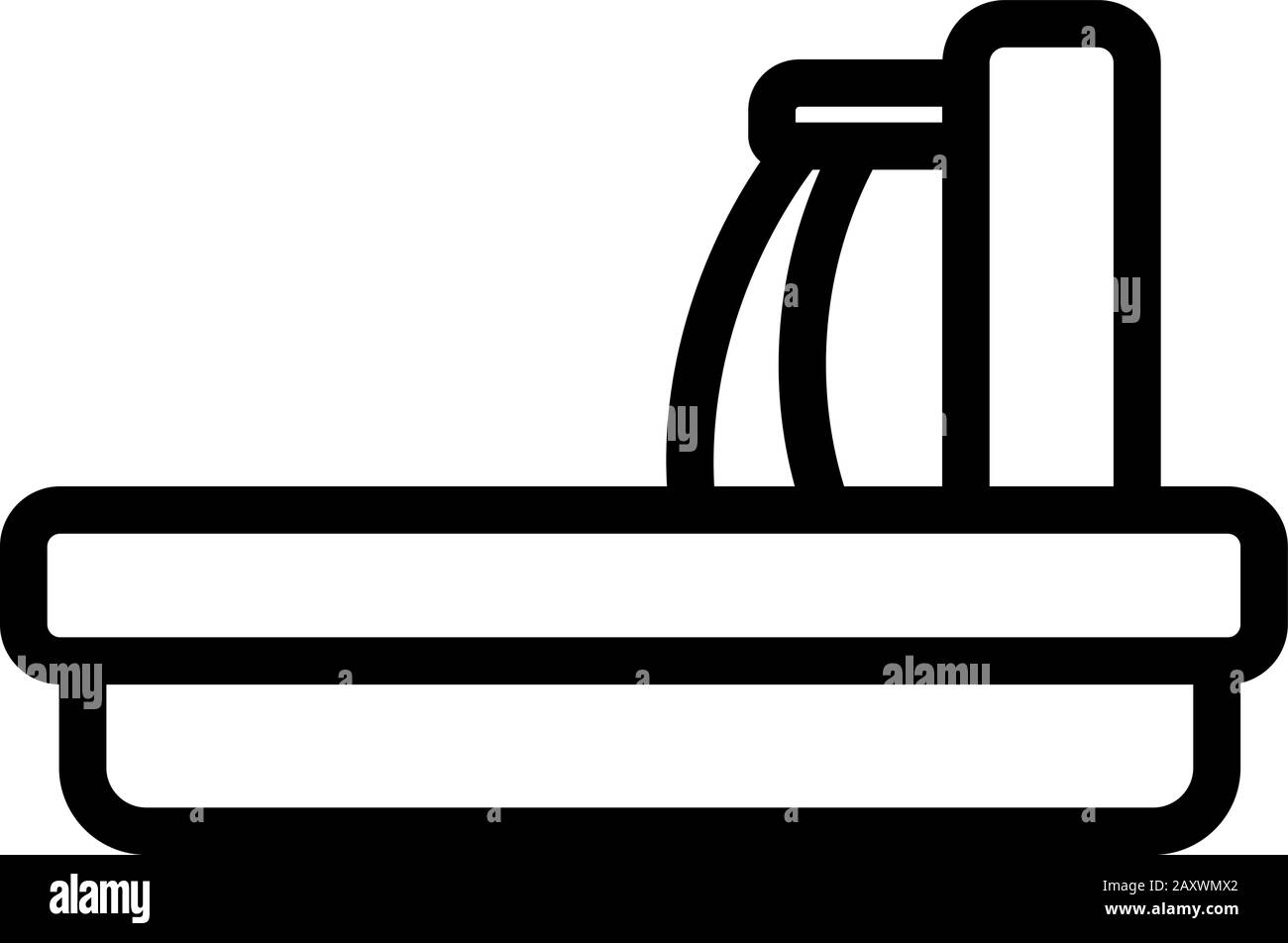 fountain drinking vector icon. Isolated contour symbol illustration ...
