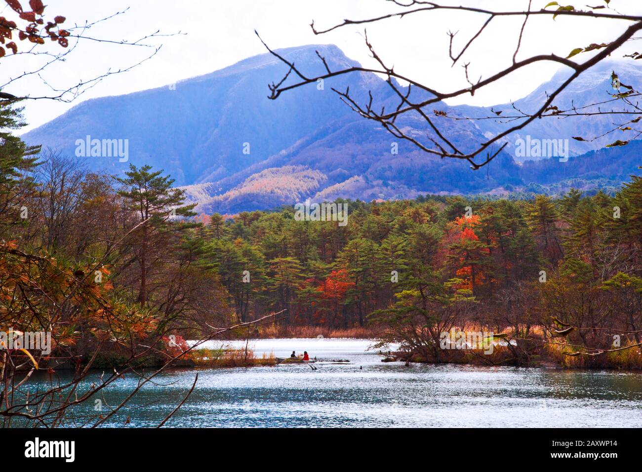 Bishamonnuma pond and Goshikinuma pond in Fukushima, Tohoku, Japan ...