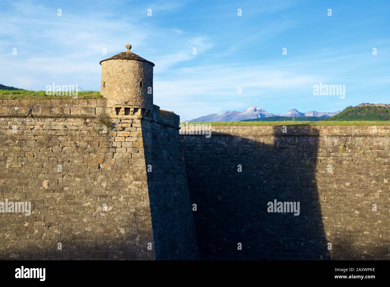 Typical traditional pyrenees architecture huesca hi-res stock ...