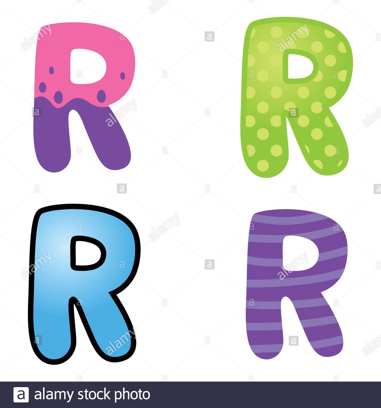 Cartoon Letter R Stock Photos & Cartoon Letter R Stock Images - Alamy