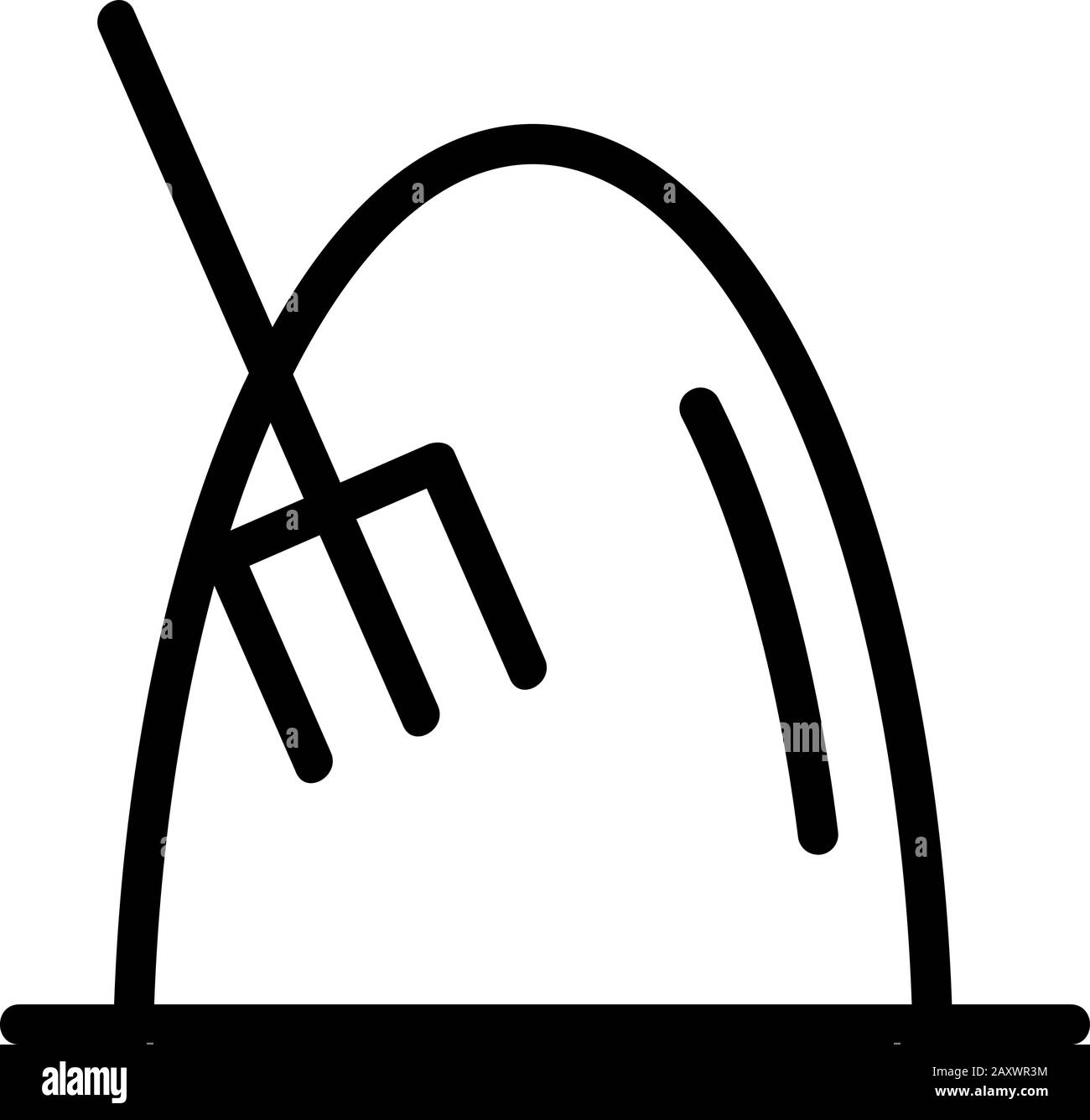 hay icon vector. Isolated contour symbol illustration Stock Vector ...