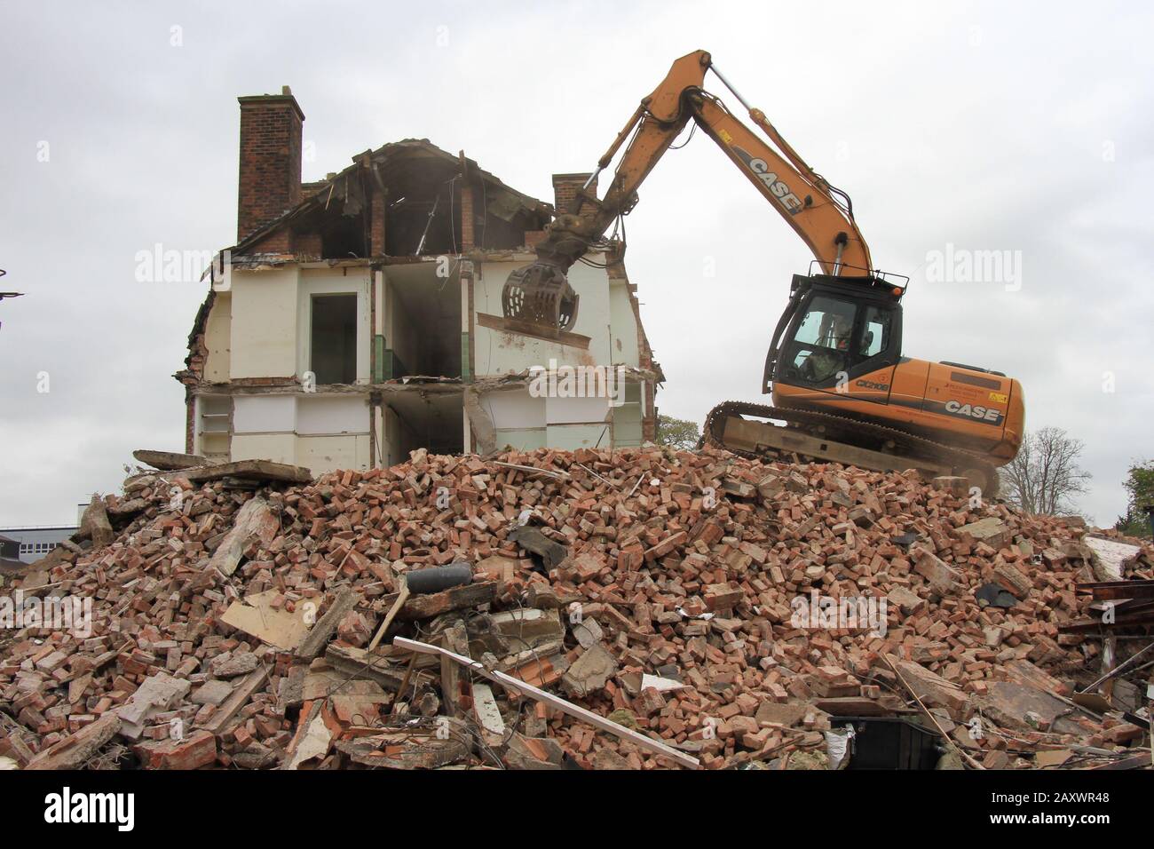 Fall of the Finance Building Stock Photo - Alamy