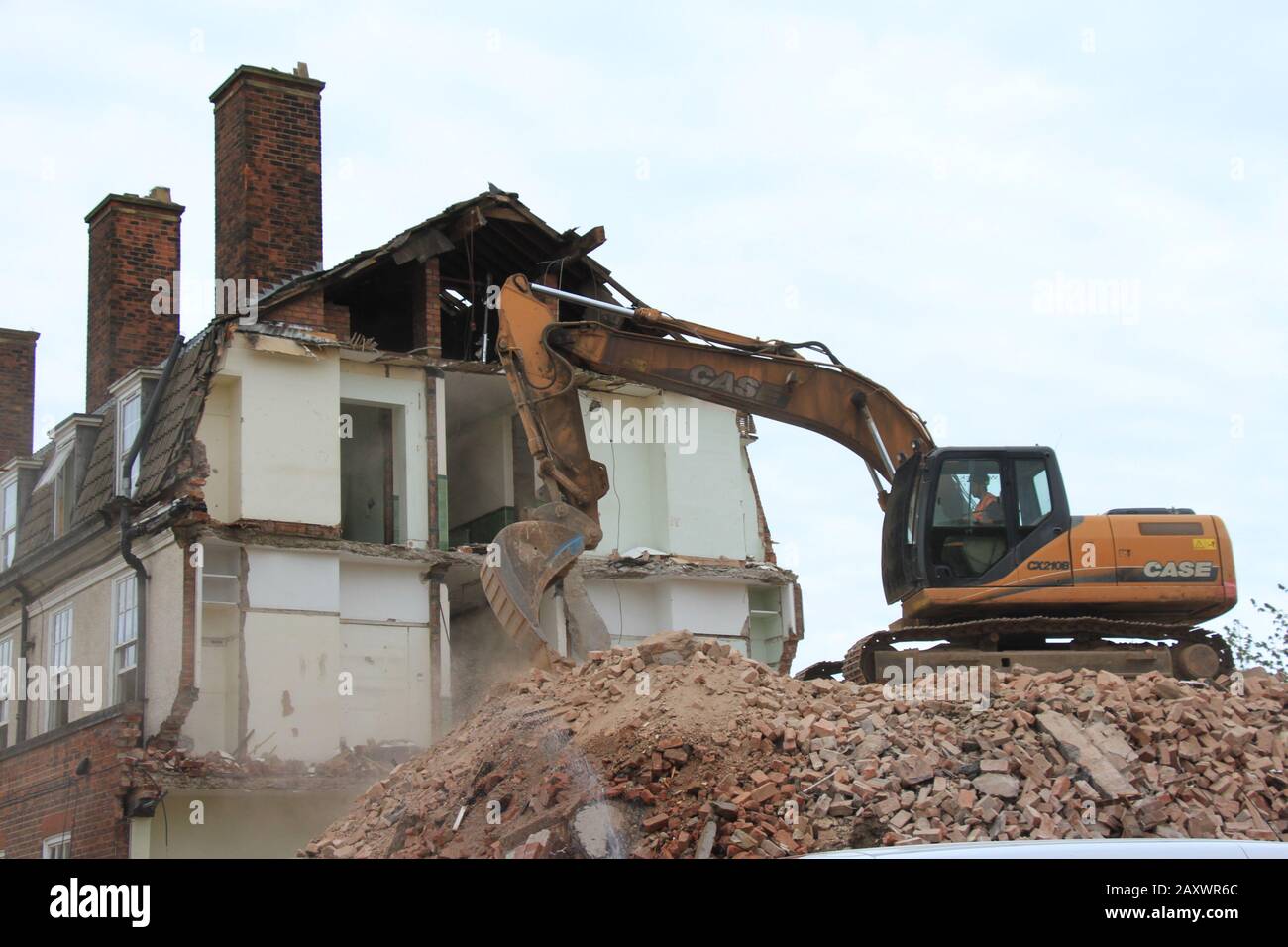 Fall of the Finance Building Stock Photo - Alamy