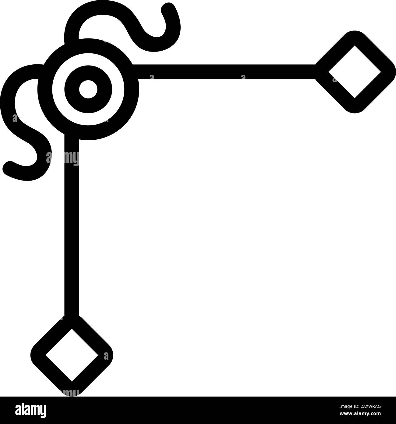 Symbols Borders Corner Vector Icon Set. Frame Illustration Sign