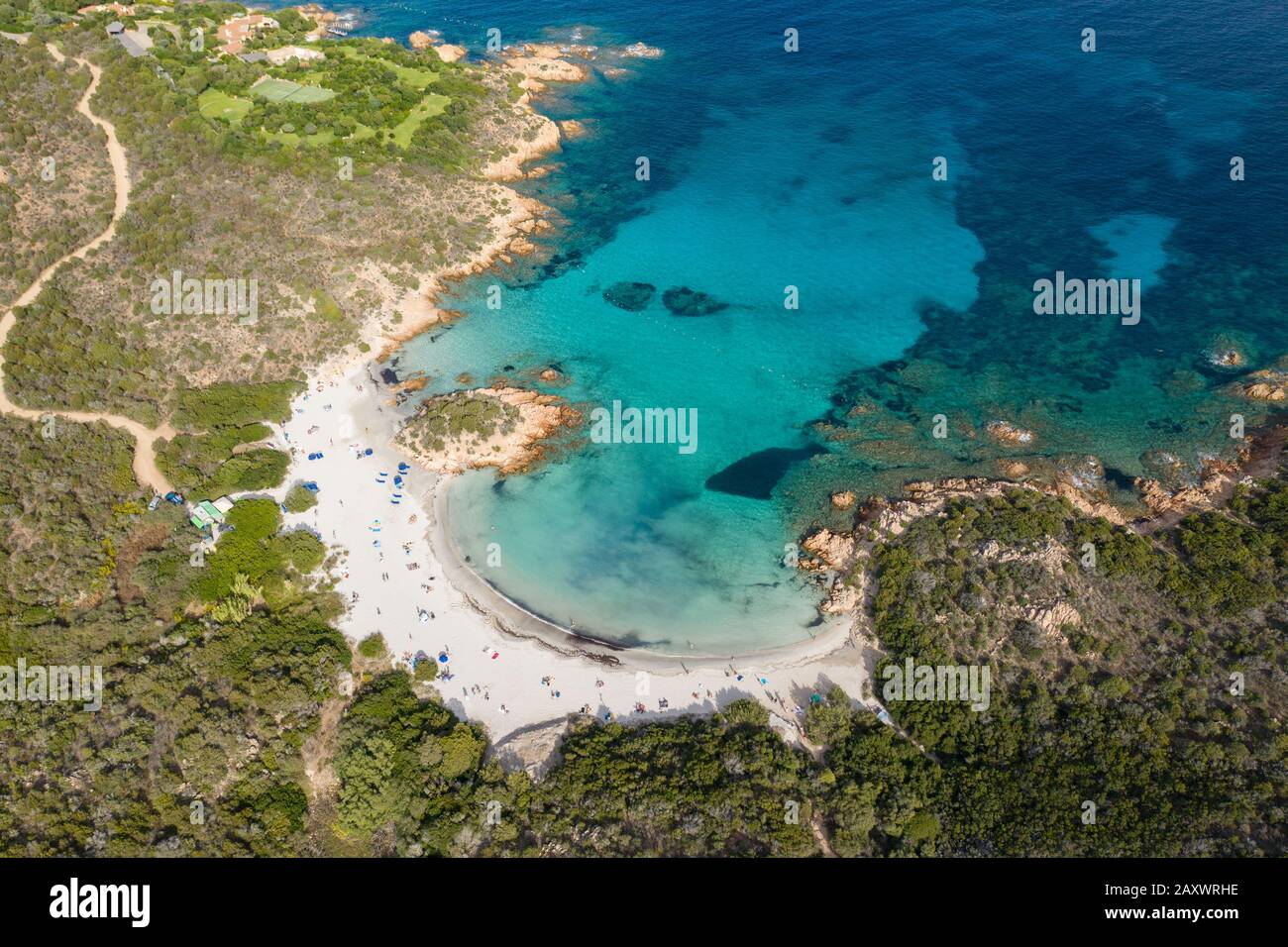 Spiaggia del principe costa smeralda hi-res stock photography and ...
