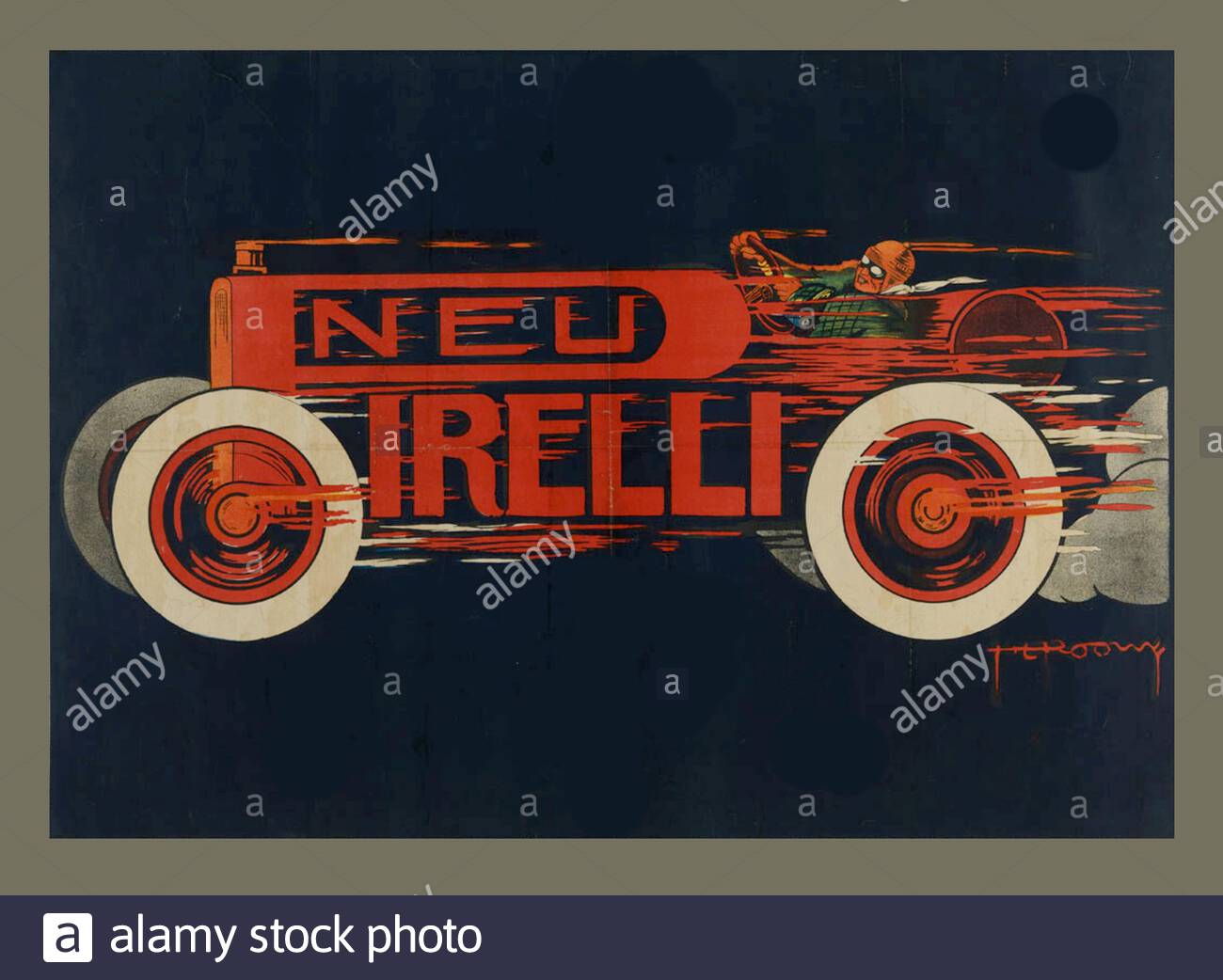 Vintage Car Racing Poster High Resolution Stock Photography and Images ...