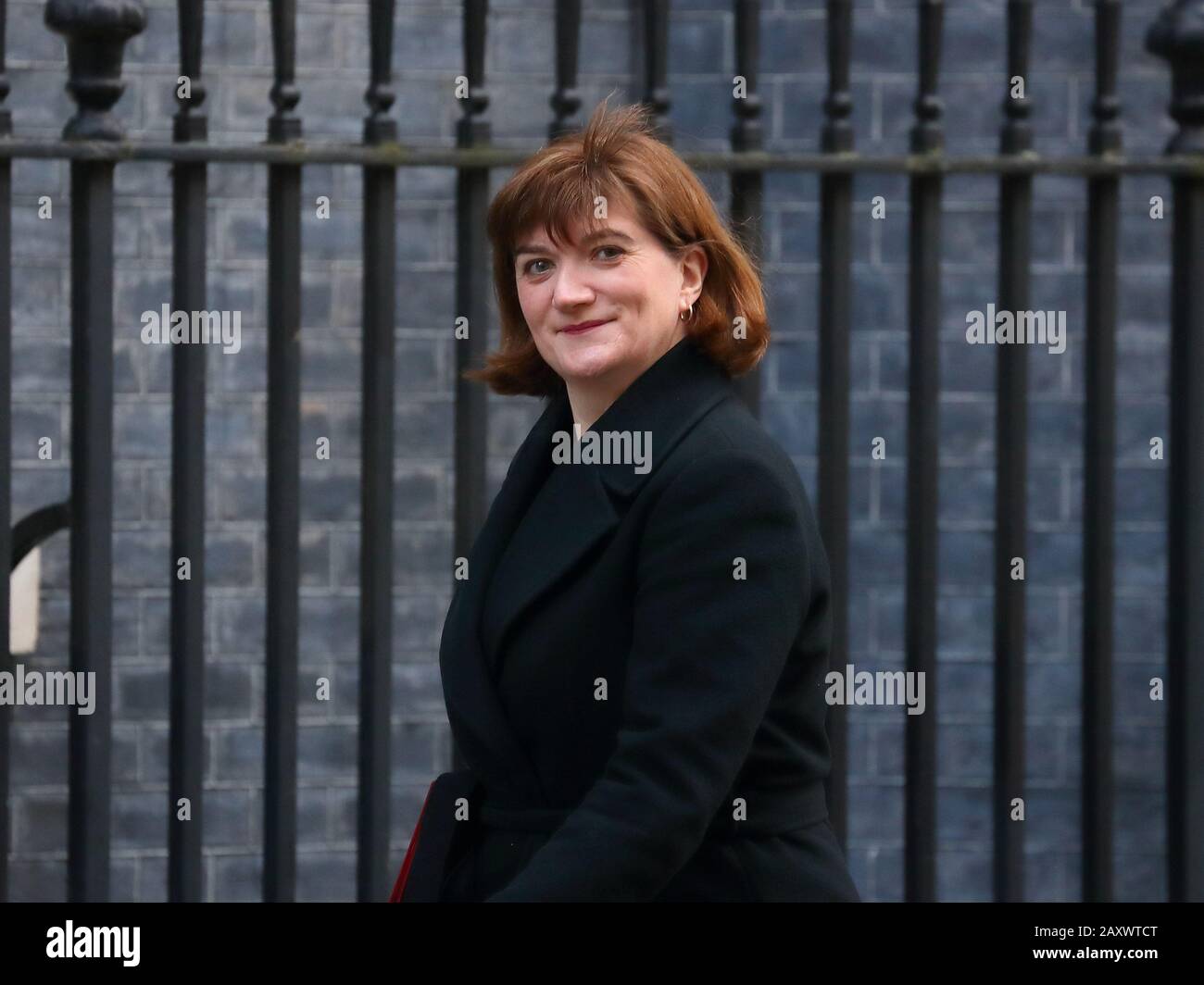 London, UK. 11th Feb, 2020. Baroness Nicky Morgan arriving at Downing ...