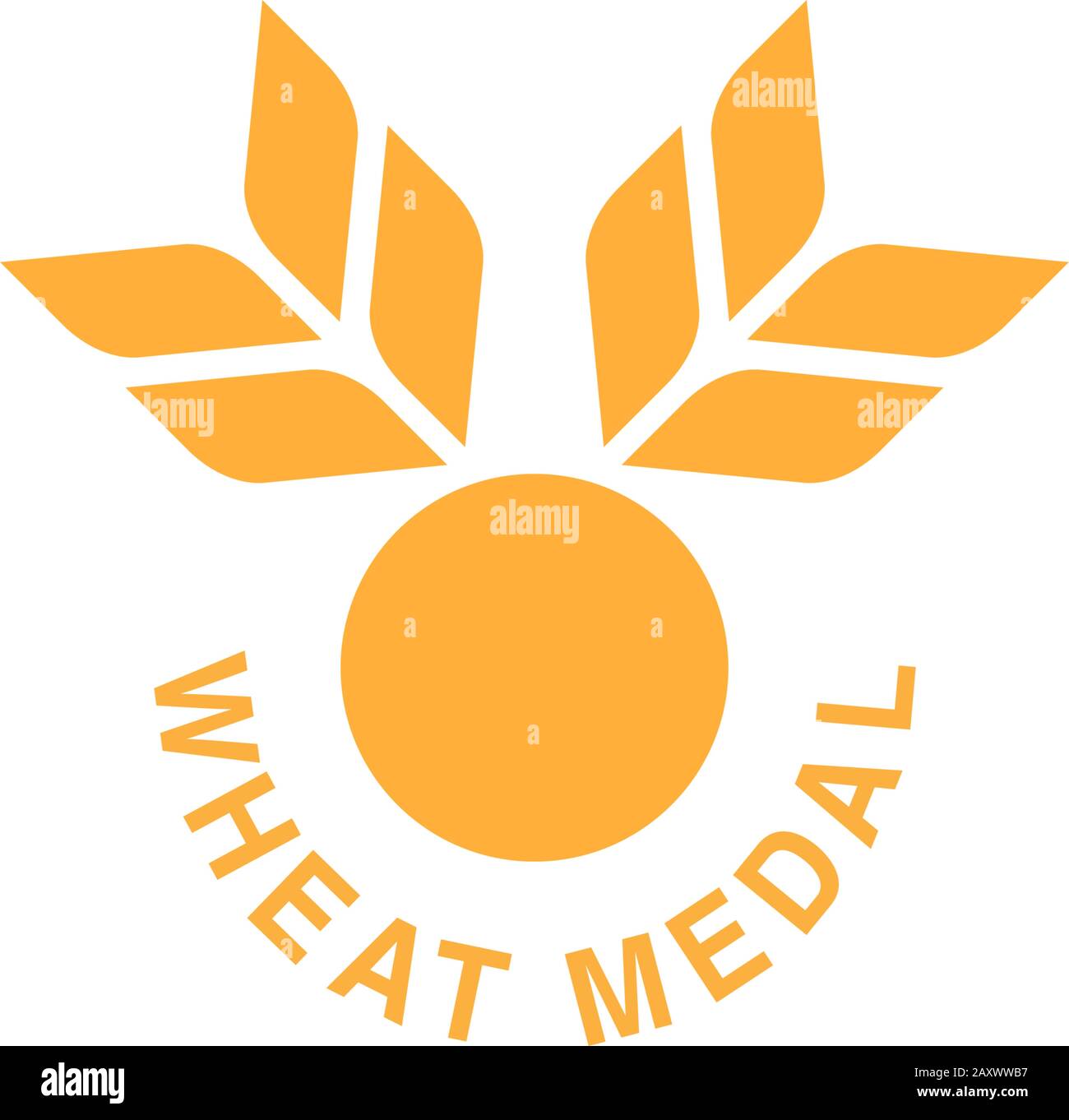 Business Logo Design with Wheat Icon Stock Vector Image & Art - Alamy