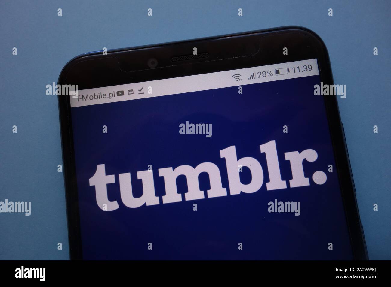 Tumblr logo hi-res stock photography and images - Alamy