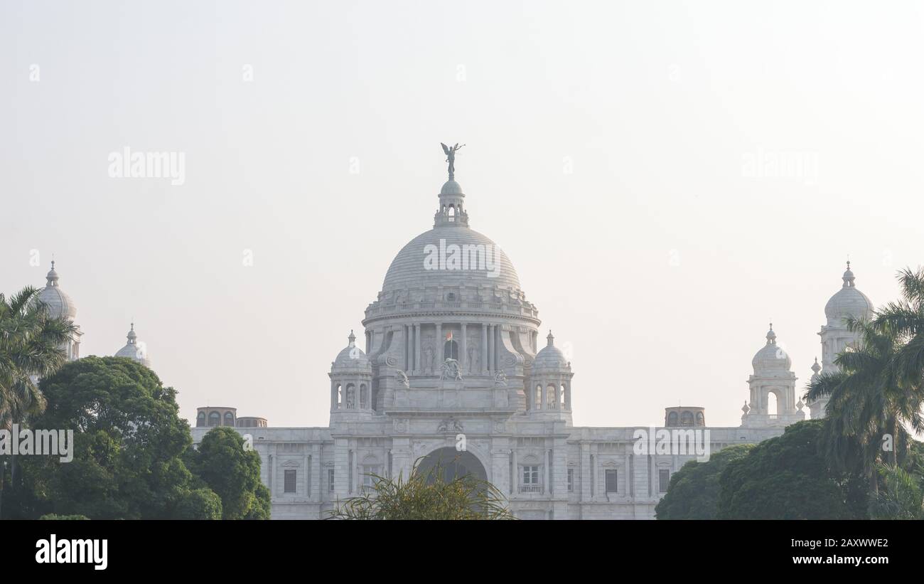 The Victoria Memorial main building, an iconic infrastructure of the ...