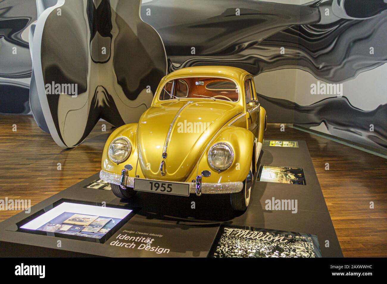WOLFSBURG, GERMANY - March 29, 2015. Volkswagen Beetle Käfer car from ...